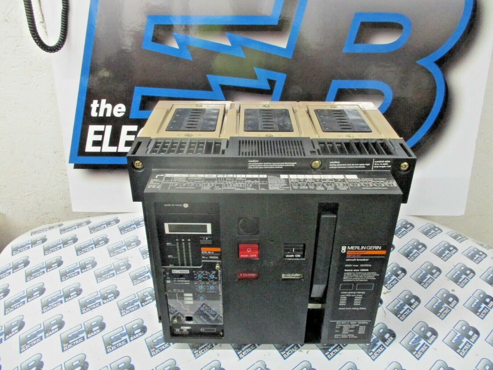 MP16H1 Merlin GERIN Masterpact Circuit Breaker 1600a LSIG With Str58u ...