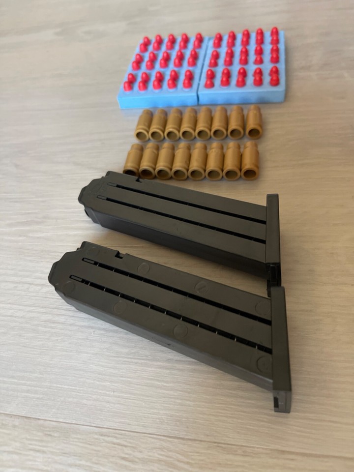 Magazine Clip Cartridge EVA Foam Bullet Refill for Manual Toy Guns 1911 ...