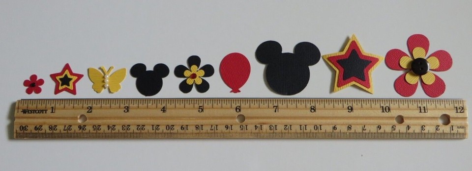 Disney Inspired Scrapbook Paper Pieces Set - HANDMADE (50pcs.) #18 | eBay