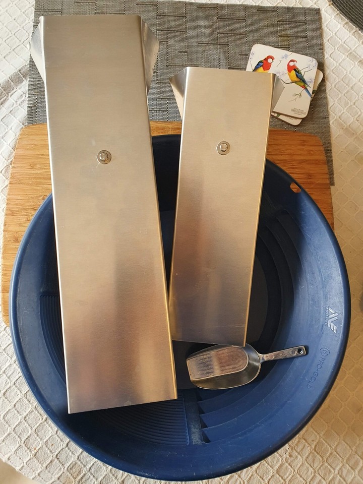 Gold Prospecting River Sluice 40cm 30cm Tool Matting Fine Gold Filter ...