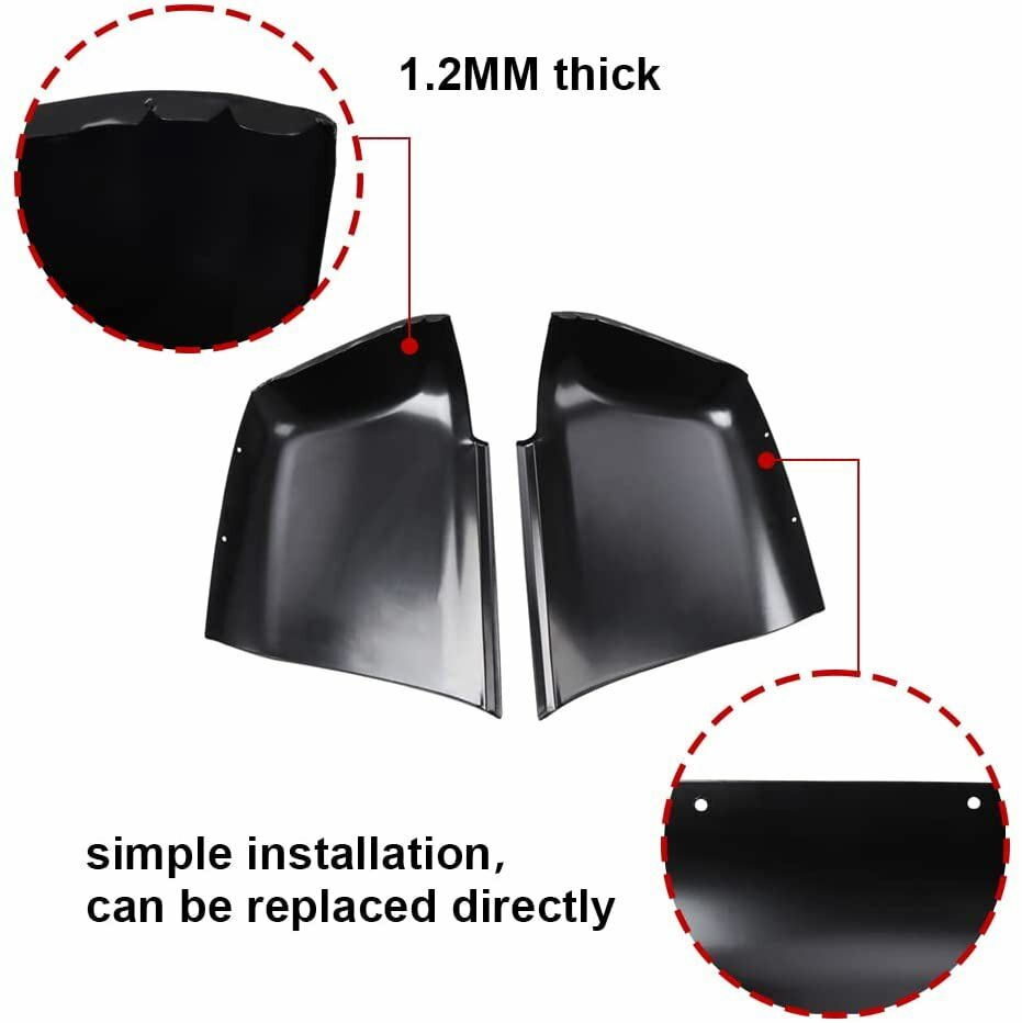 Rear Lower Quarter Patch Panel Set Fit for 2000-2006 Chevy GMC Left ...