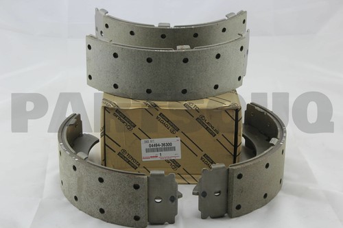0449436300 Genuine Toyota SHOE KIT, REAR BRAKE 04494-36300 | eBay