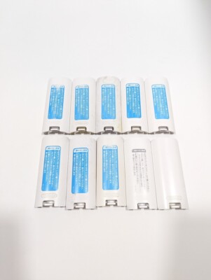 10 Pack Official OEM Nintendo Wii White Remote Controller Battery Cover ...