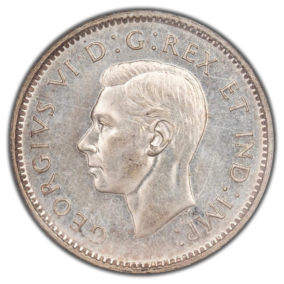 Canada 1947 Maple Leaf 10 Cents Dime Silver Coin - ICCS MS-65 | eBay