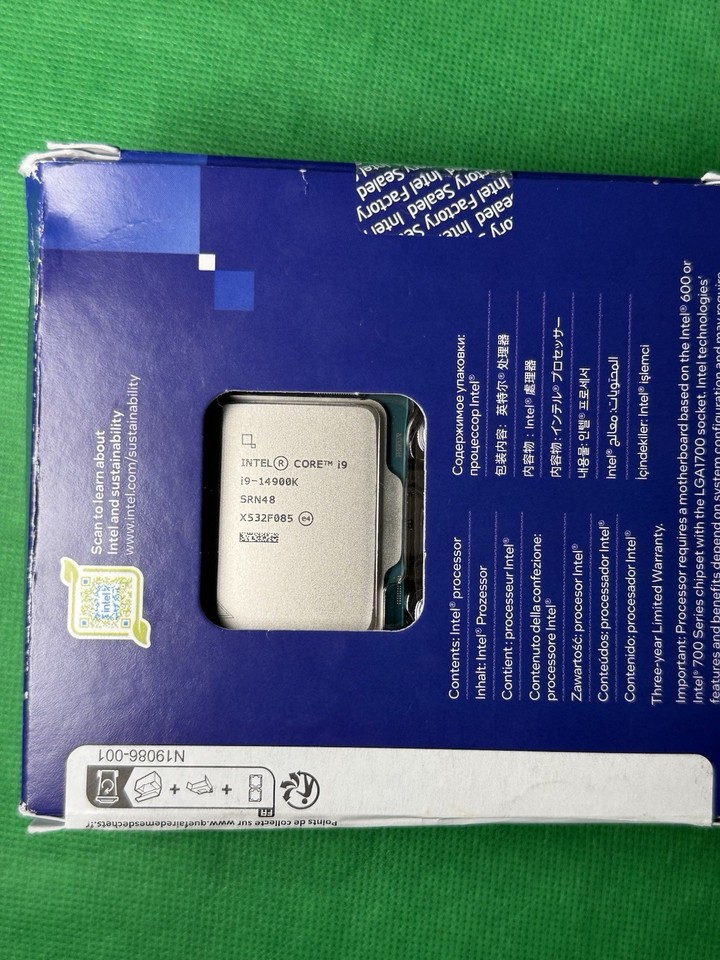 Intel Core I9-14900K 14th Gen Unlocked 24-Core LGA 1700 CPU Processor ...