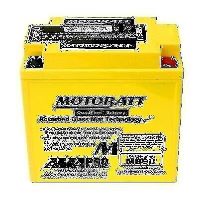 NEW MotoBatt AGM Battery for Triumph T120 T140 Bonneville Tiger T150 ...