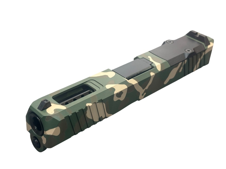 Turbo For Glock 19 custom Slide gen 1-3 NEW cerakote Complete JJ Camo w ...