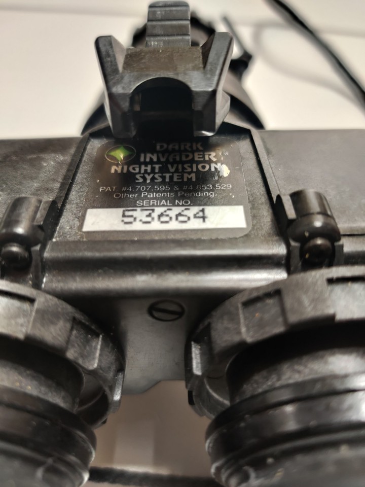 ITT Dark Invader BE Myers PVS-7 Gen 3 Night Vision Goggles, Green ...