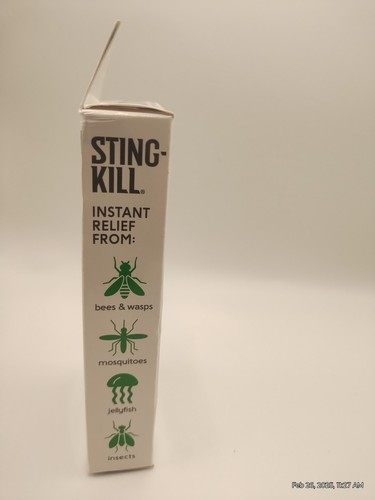 3x Sting Kill Disposable Swaps External Anesthetic Itch & Pain Relief Effective | eBay