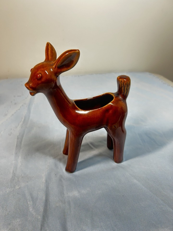 Shawne ceramic Vintage planters or deer figurines from the Shawnee ...