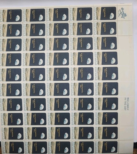 1969 Apollo 8 6 Cent Stamp Sheet MNH | eBay