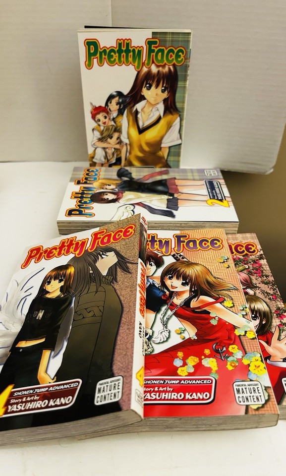 PRETTY FACE Yasuhiro Kano COMPLETE Set 1-6 English Manga Series Viz ...