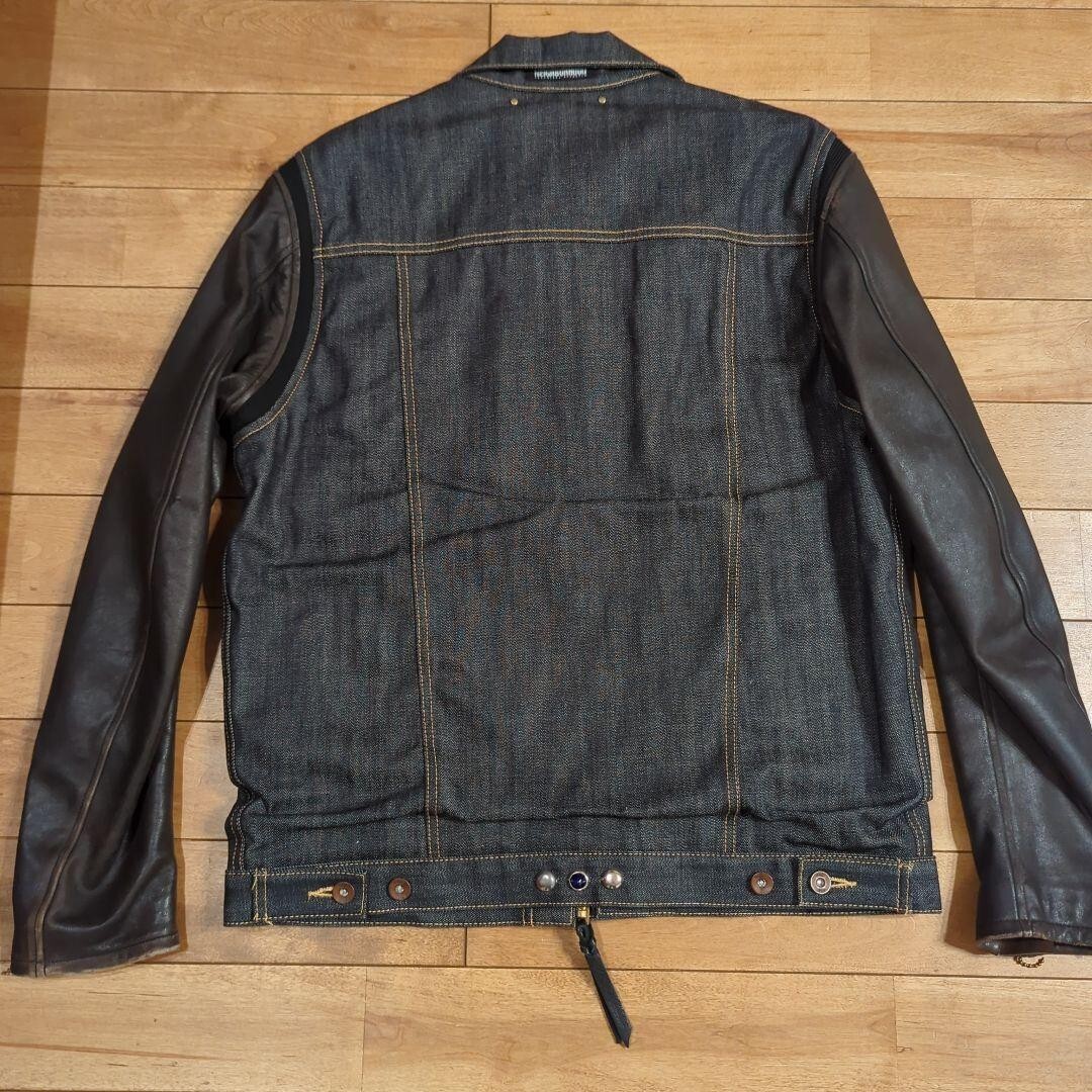 Neighborhood Denim Leather Jacket Width 56cm Size L | eBay Neighborhood Denim Leather Jacket Width 56cm Size L | eBay