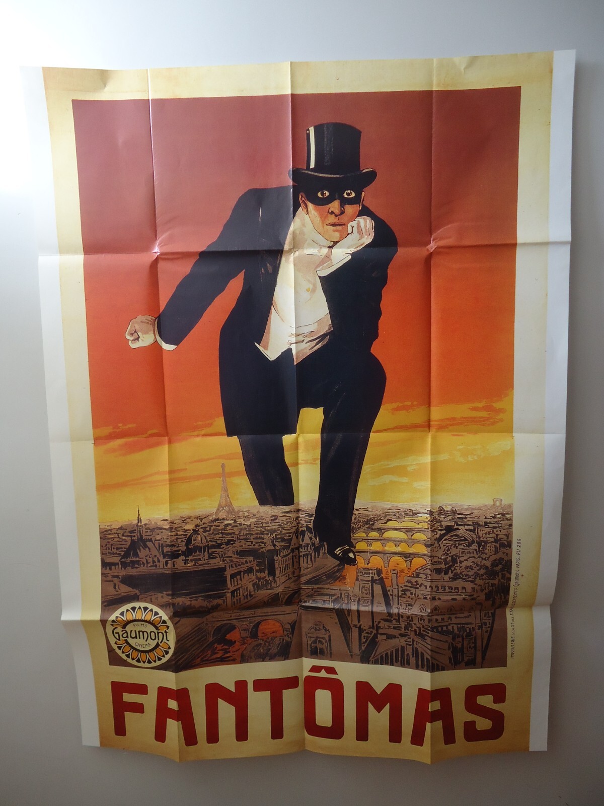FEUILLADE/FANTOMAS/U18M/ LARGE french poster RR | eBay