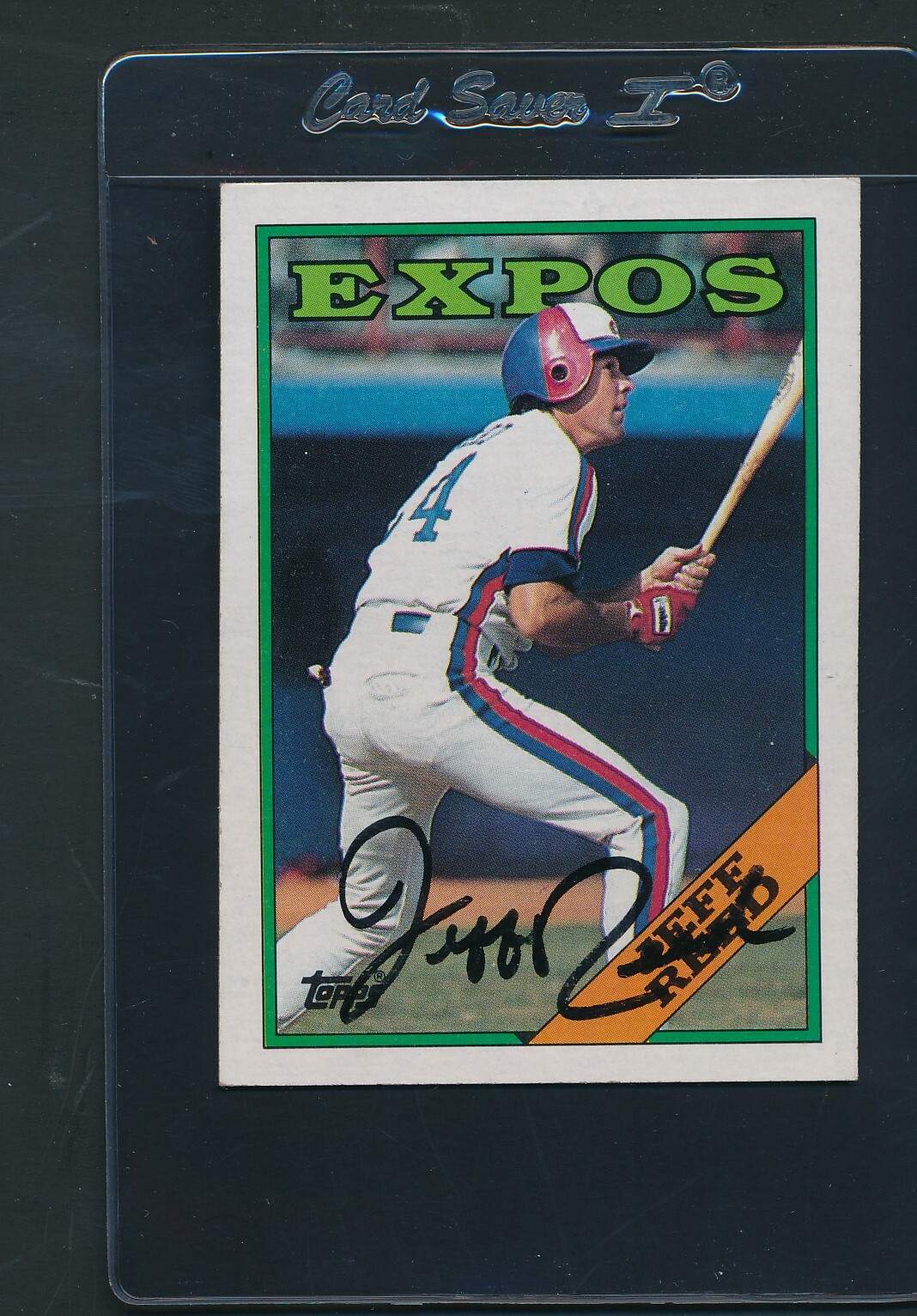 1988 Topps #176 Jeff Reed Expos Signed Auto *B5568 | eBay