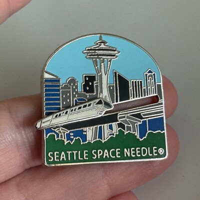 Seattle Space Needle Monorail Articulated Lapel Pin – Seattle ...