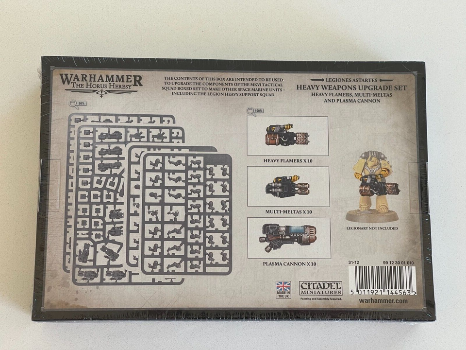 The Horus Heresy Heavy Weapon Upgrade Set | Warhammer 30k 40k Legiones ...