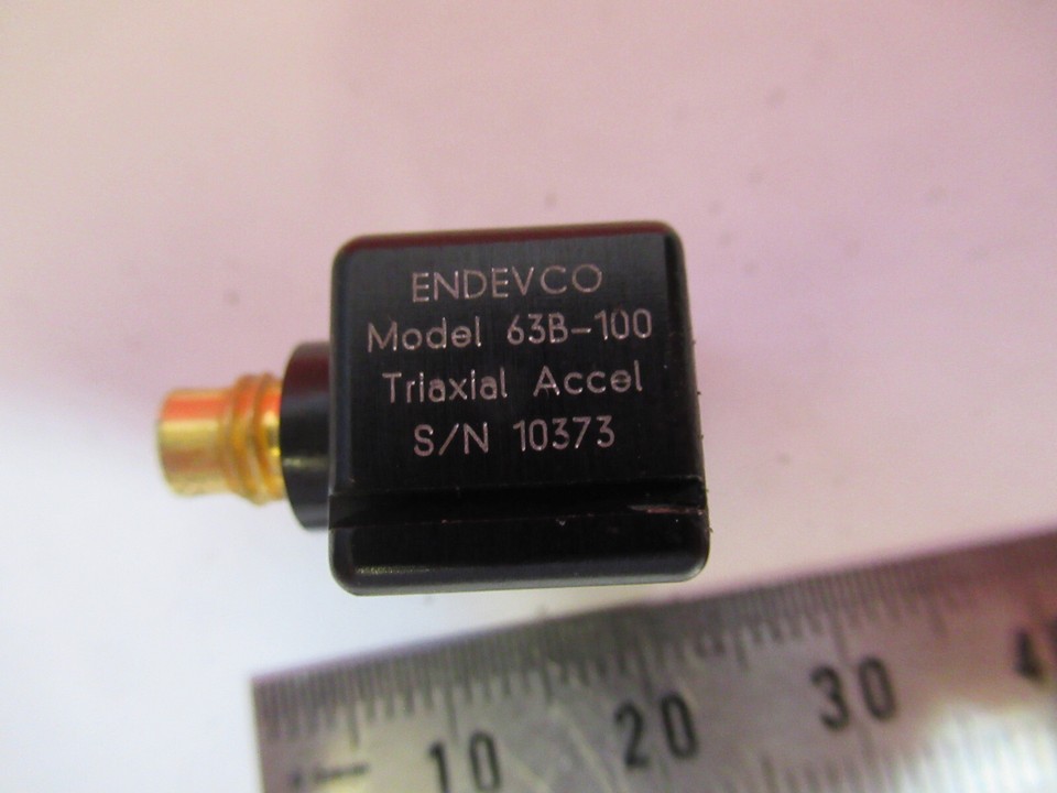 PCB PIEZOTRONICS ENDEVCO 63B-100 TRIAXIAL ACCELEROMETER AS PICTURED X8 ...