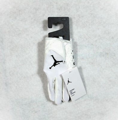 Nike Jordan Vapor Jet 7.0 Elephant Print White Football Gloves Sz S NEW ...