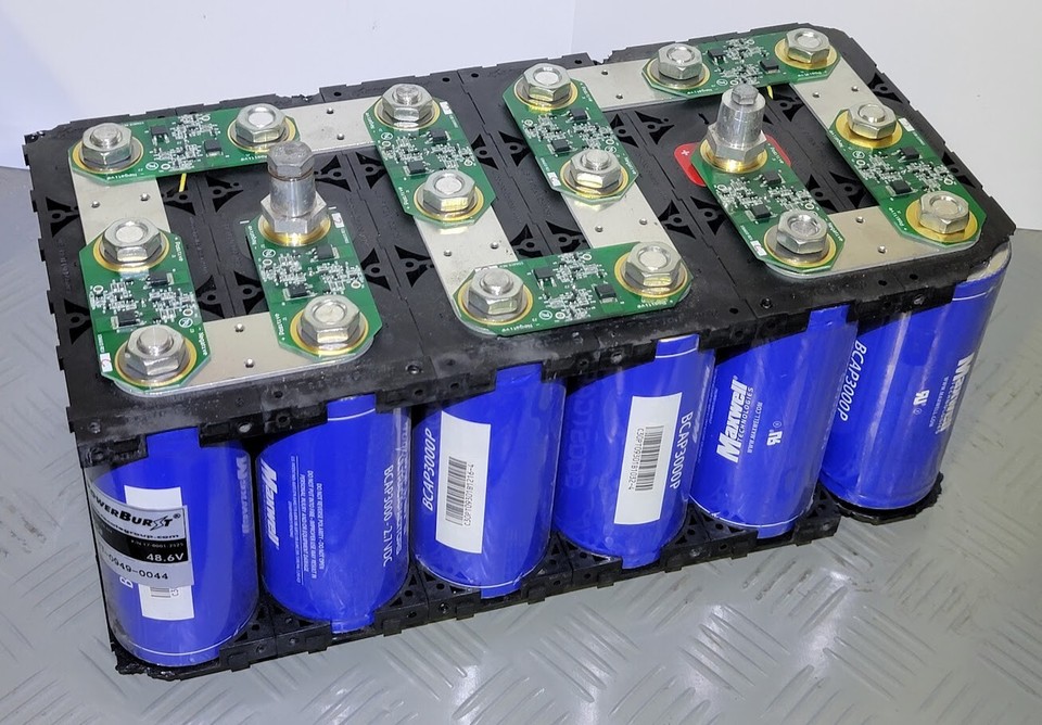 Maxwell Ultracapacitor / Supercapacitor - 48V187 - 48.6VDC Power Assist ...