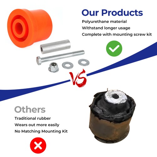 Polyurethane Rear Axle Beam Bushings Sleeves Kit For 2008-2016 Ford ...