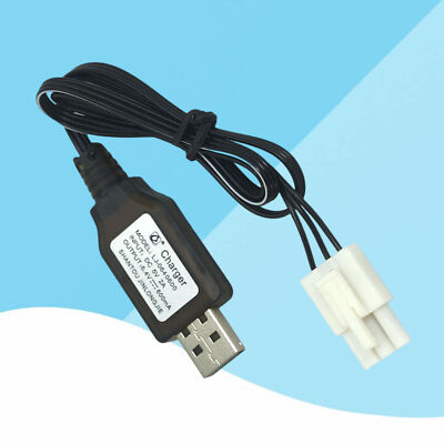 For RC Car Truck Speed Boat 2S LiFe 6.4 V 600mA USB Charger EL4.5-3P ...