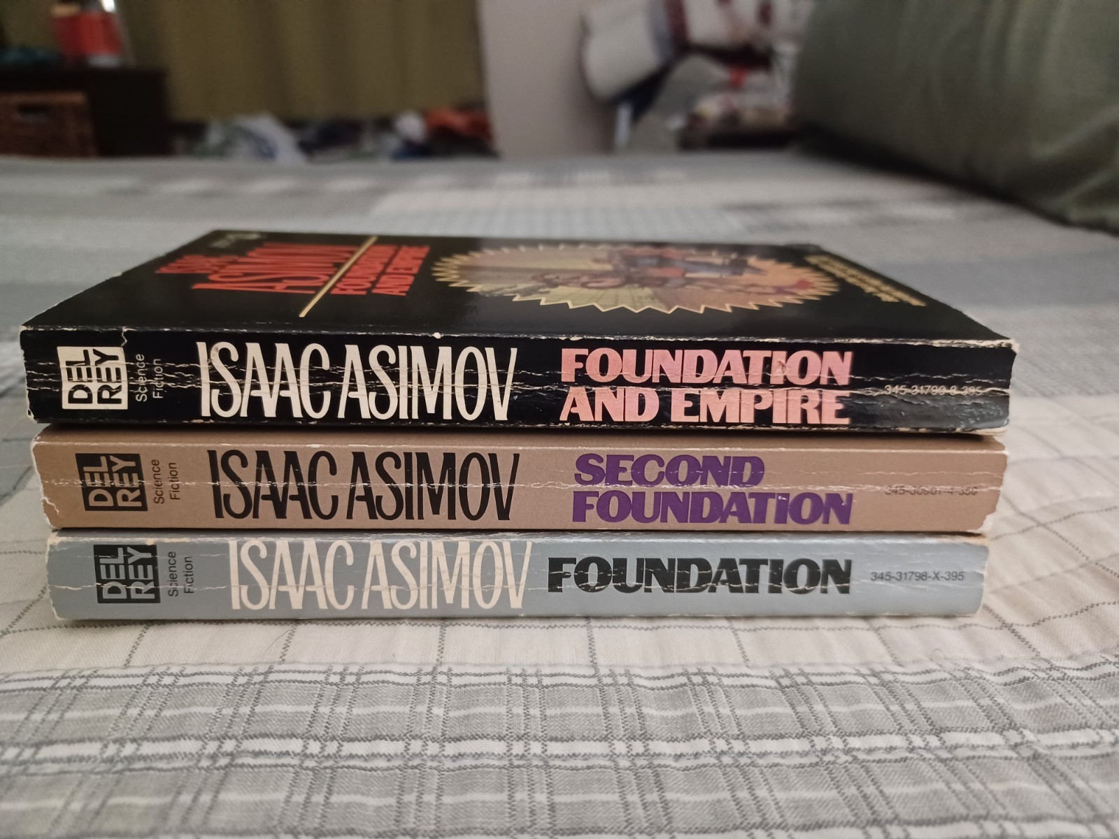 Isaac Asimov Foundation Trilogy Set Of 3 Paperback Books | eBay
