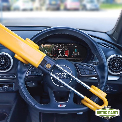 Super Heavy Duty Steering Wheel Lock For Lucid Duo Hook Security Hi-Viz ...