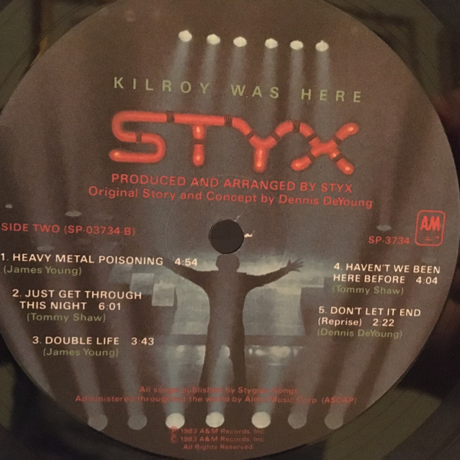 STYX LP KILROY WAS HERE | eBay