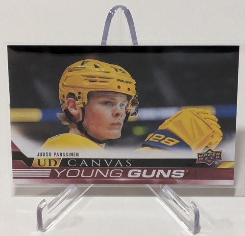 2022-23 Upper Deck Jusso Parssinen Canvas Young Guns RC #366 Nashville ...