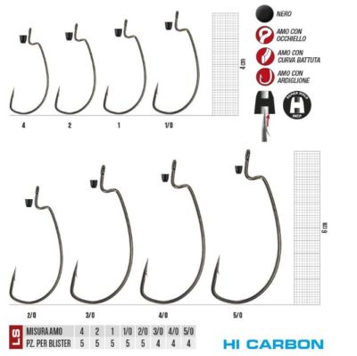 Ami Worm EWG Silicon Stopper Size 1/0 Gamakatsu Hooks Off Set Rubber ...