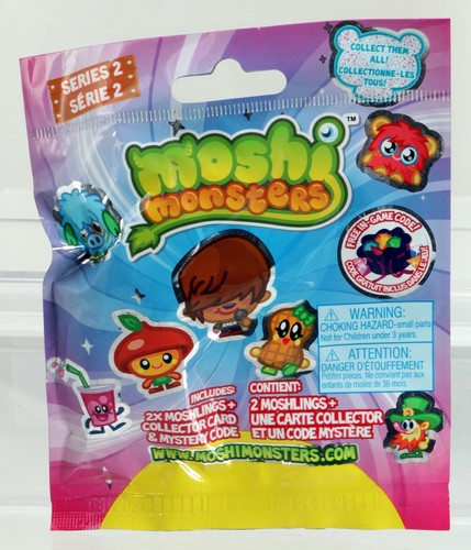 Moshi Monsters Bag with 2 Moshlings, Collector Card & Mystery Code ...