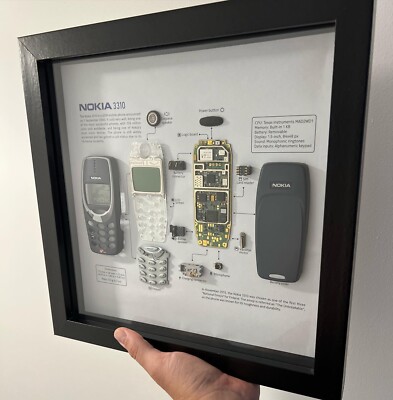 NOKIA 3310 Teardown Tech Wall Art frame | eBay
