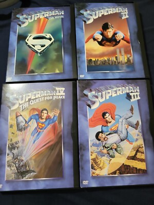 The Complete Superman Collection (DVD) Christopher Reeves 2001 4-Disc ...
