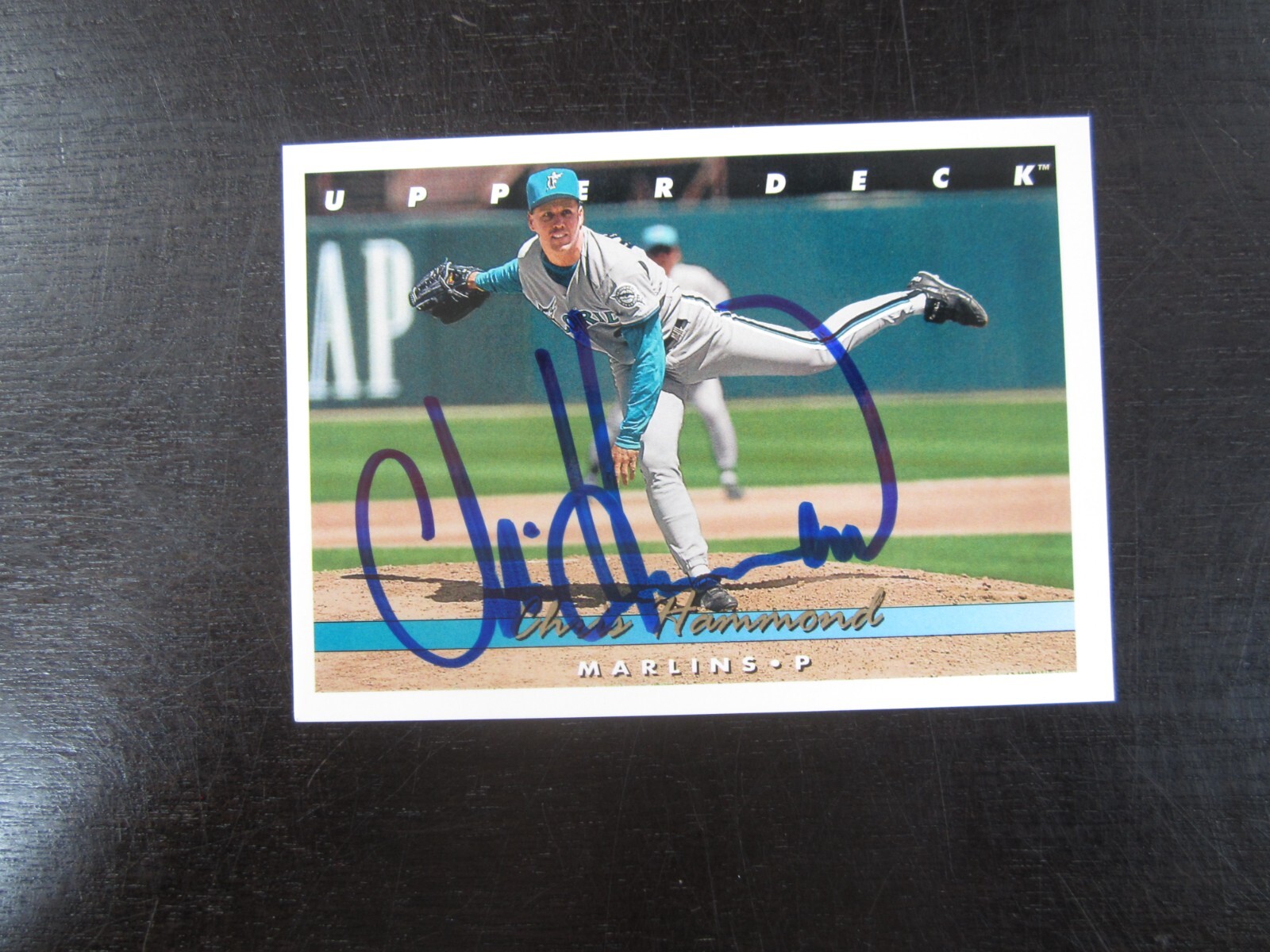 1993 Upper Deck # 661 Chris Hammond Autograph Signed Auto Card (M2 ...