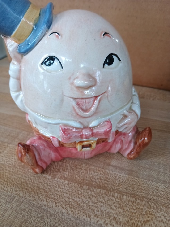 Vintage Humpty Dumpty Ceramic Piggy Bank 1983 Quon Quon | eBay