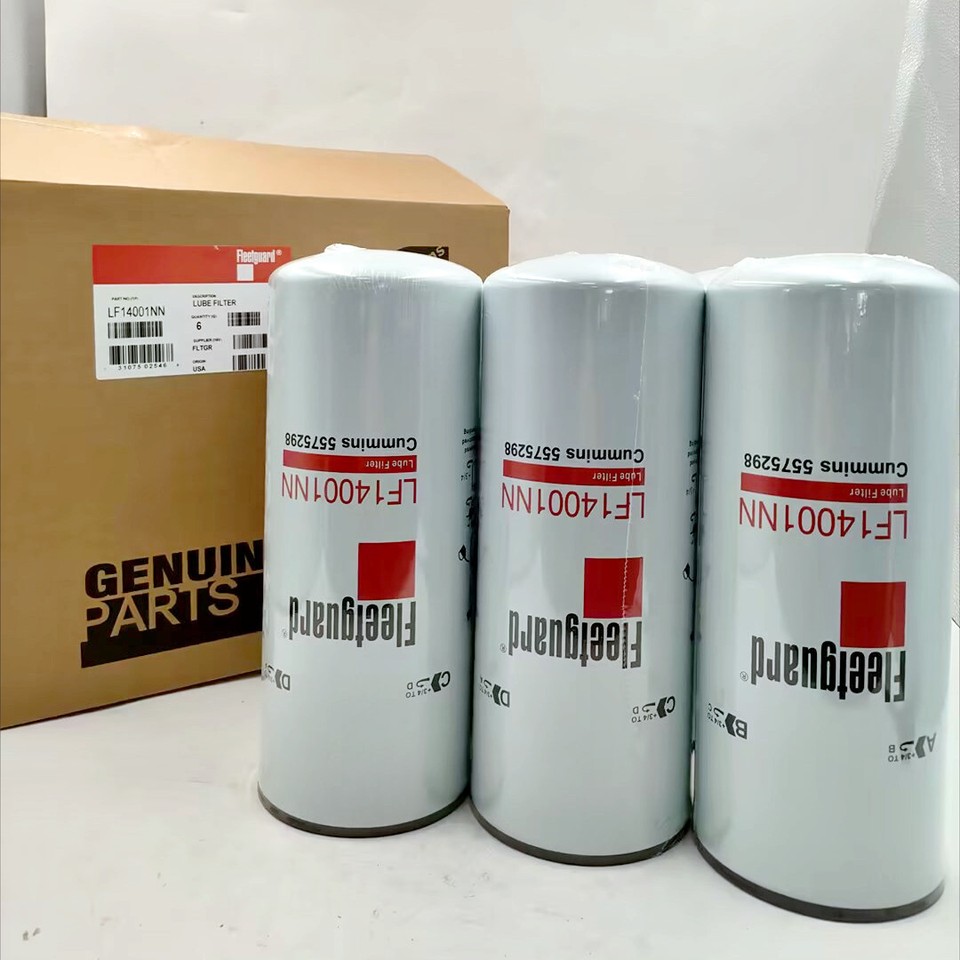 6PCS LF14001NN Fleetguard Oil Filter 5575298 for Cummins X15 Engine New ...