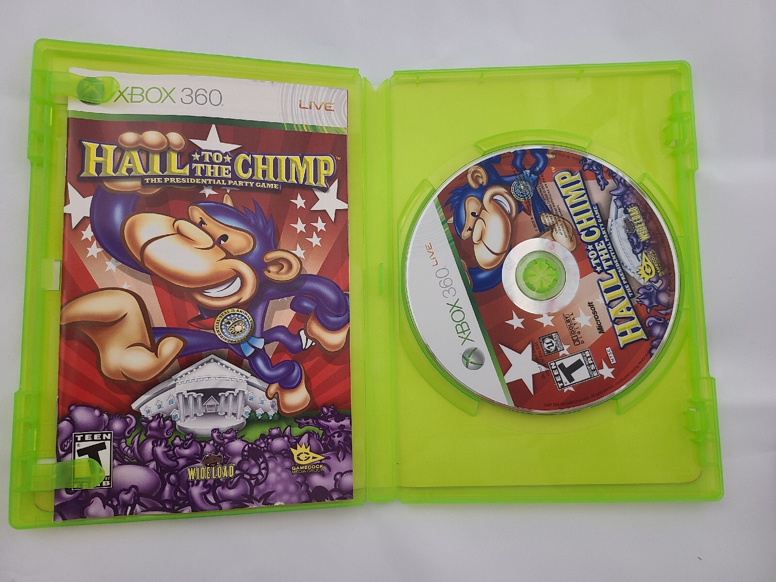 Hail to the Chimp (Microsoft Xbox 360, 2008) Tested + Working ...