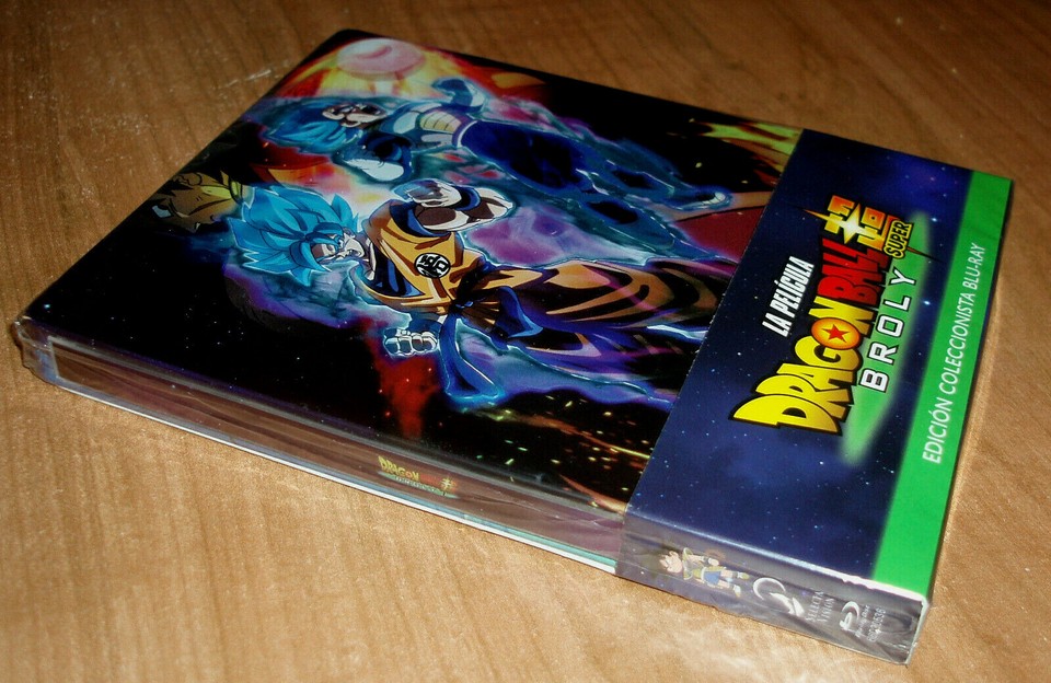Dragon Ball Super Broly The Movie Steelbook Blu-Ray + DVD New Animation ...