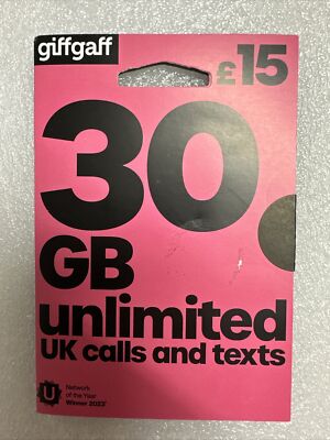 giffgaff SIM card UK Brand New Fast UK Postage | eBay UK