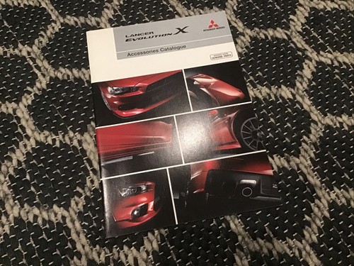 2010 2011 MITSUBISHI LANCER EVOLUTION IX ACCESSORIES JDM BROCHURE | eBay