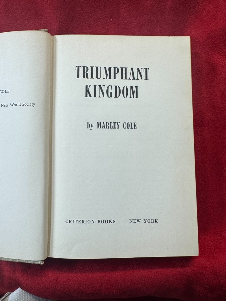 Triumphant Kingdom, by Marley Cole IBSA, Watchtower | eBay