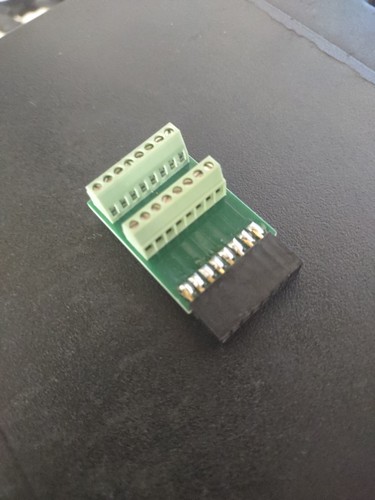 Motorola plug with 16 Pin Terminal Screw Break Out Board | eBay