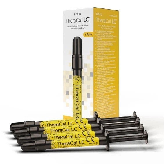 Bisco TheraCal LC Light Cure Resin Cavity Liner Four Syringes Pack ...