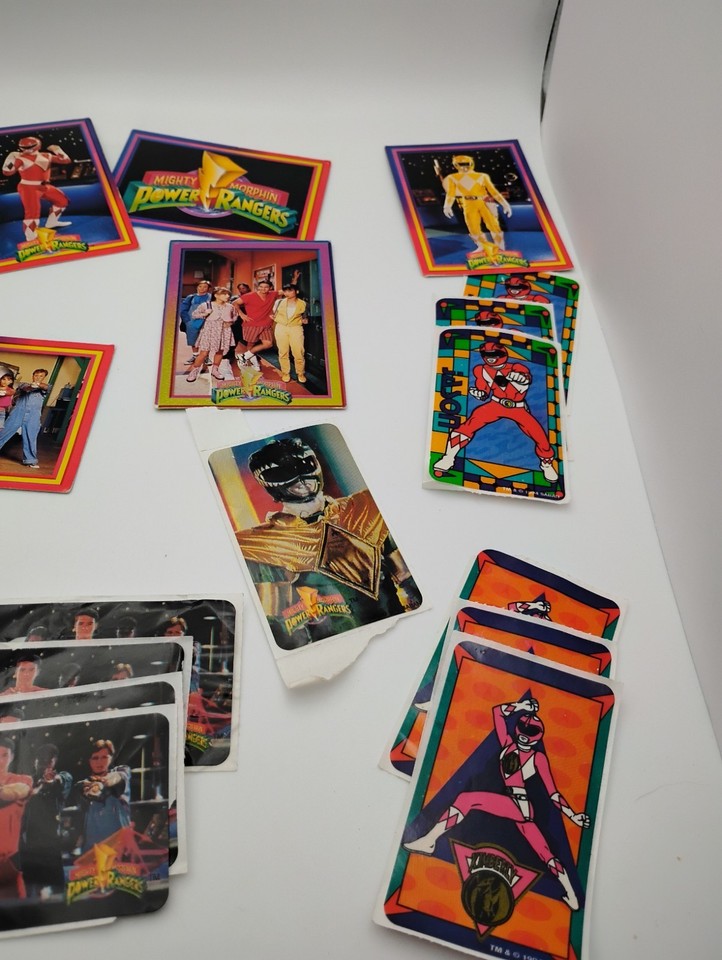 1994 MIGHTY MORPHIN POWER RANGERS Cards And Stickers Lot | eBay