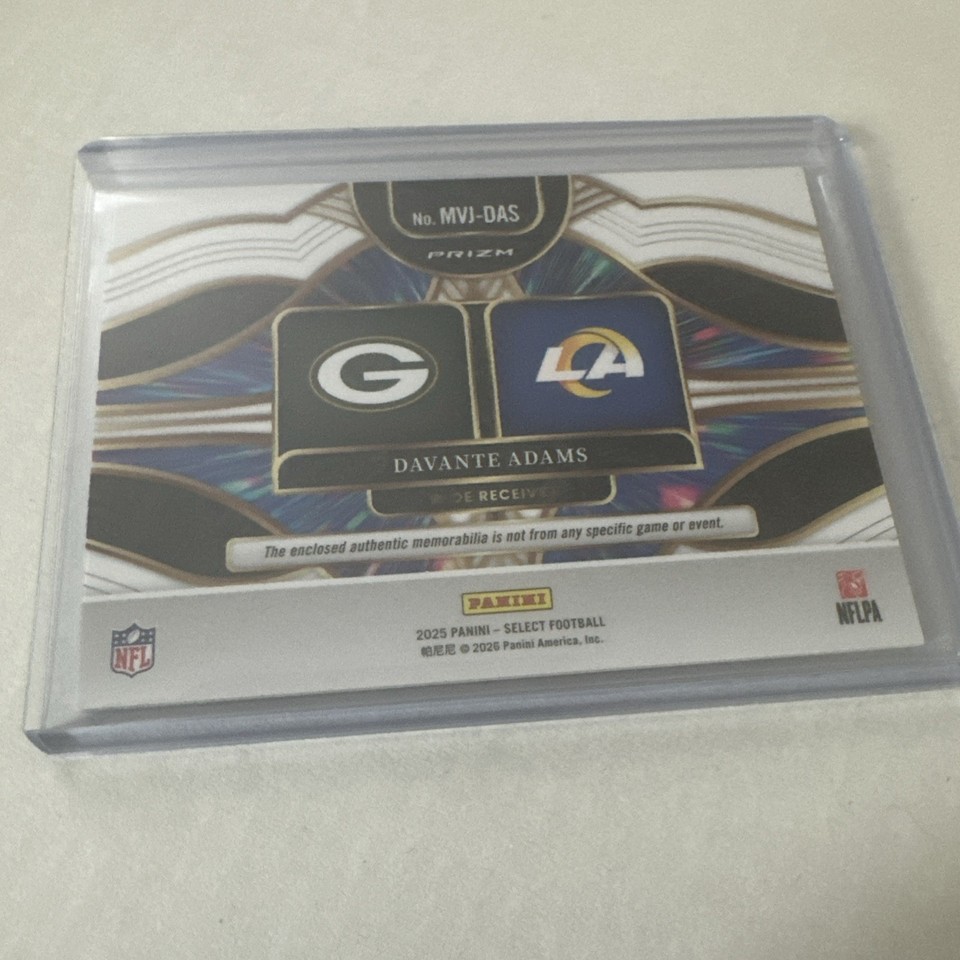2025 Select Multiverse Davantae Adams Red Holo Packers & Rams | eBay