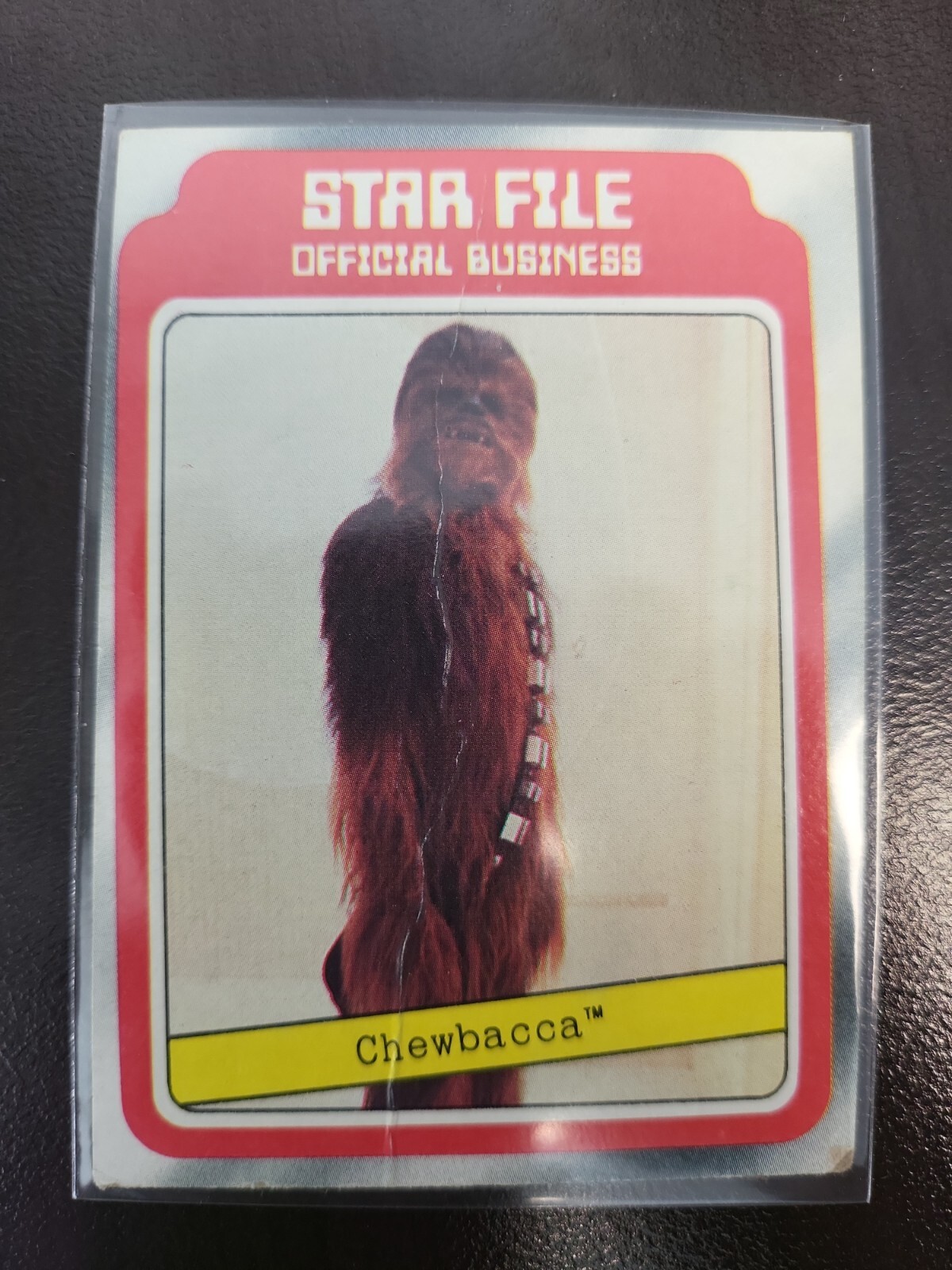 Topps Original 1980 Empire Strikes Back Star File Chewbacca card #5. | eBay