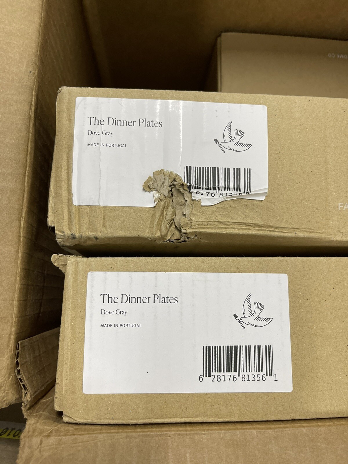 Fable Home The Dinner Plates Dove Gray Set of 8 for sale online | eBay