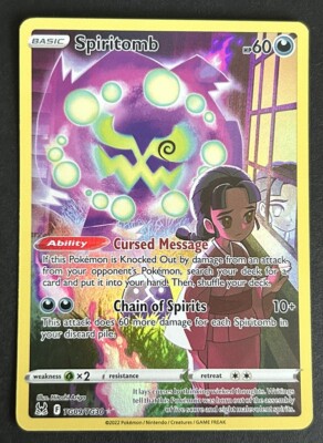 Spiritomb TG09/TG30 Lost Origin Trainer Gallery Pokemon TCG Card NM | eBay