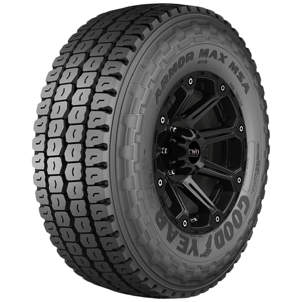 255/70R22.5 Goodyear Armor Max MSA 140/137K Load Range H Black Wall ...